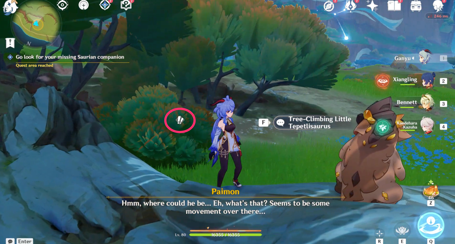 Genshin Impact | Tepetlisaurus Hide-and-Seek Quest Guide - GameWith